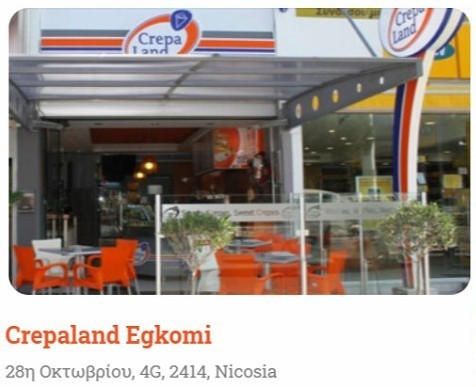 CREPALAND - Best Cyprus Food Awards